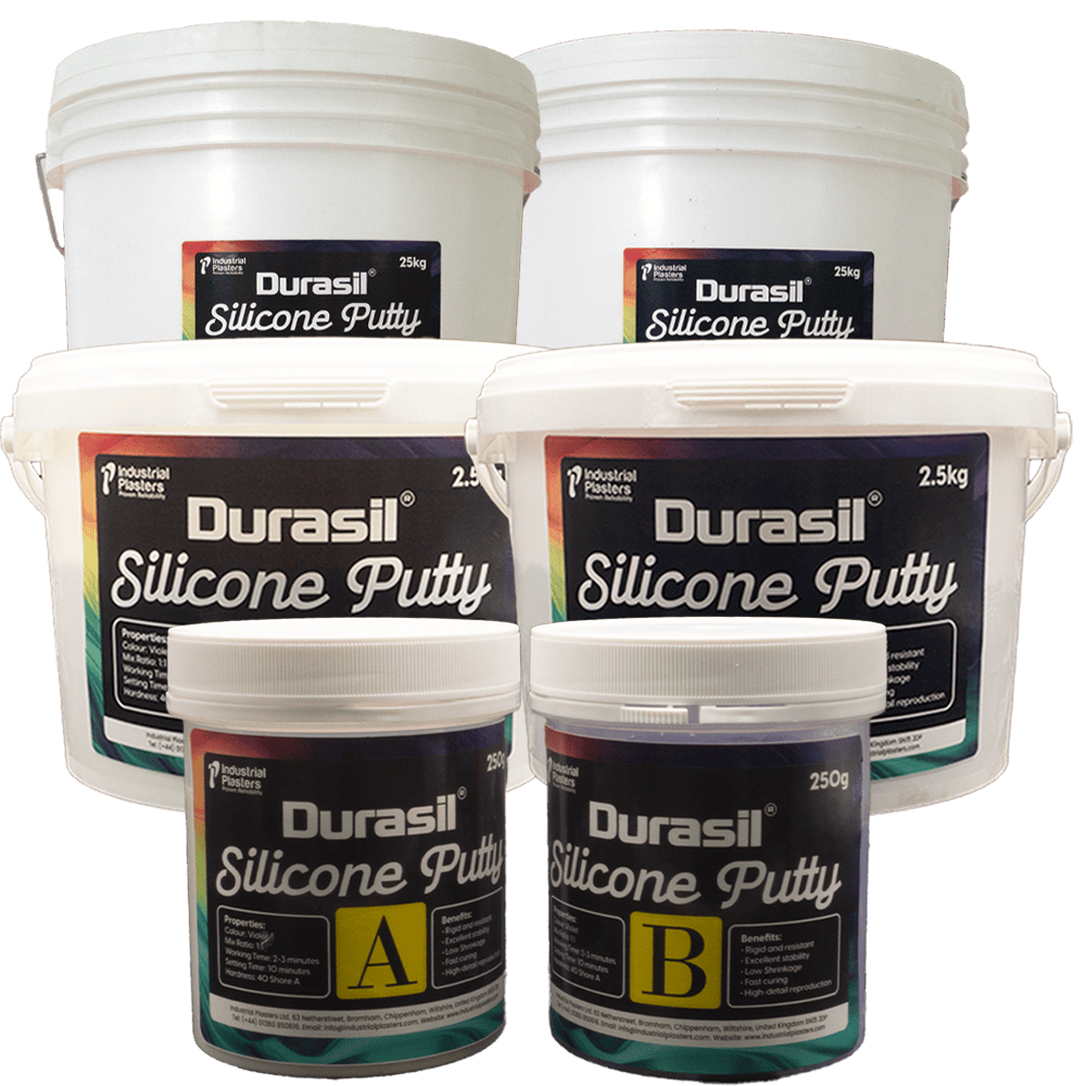 Durasil® Silicone Putty Kits (Parts A + B) - Industrial Plasters