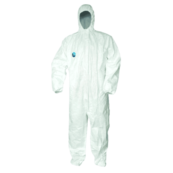Tyveck Disposable Boilersuit PPE Coveralls - Industrial Plasters